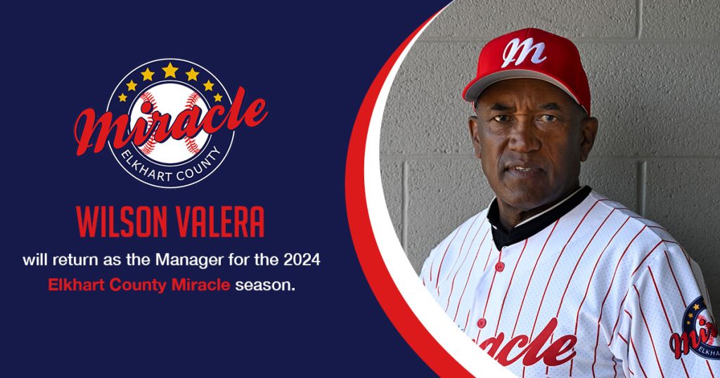 Elkhart County Miracle Announces the Return of Wilson Valera as its ...